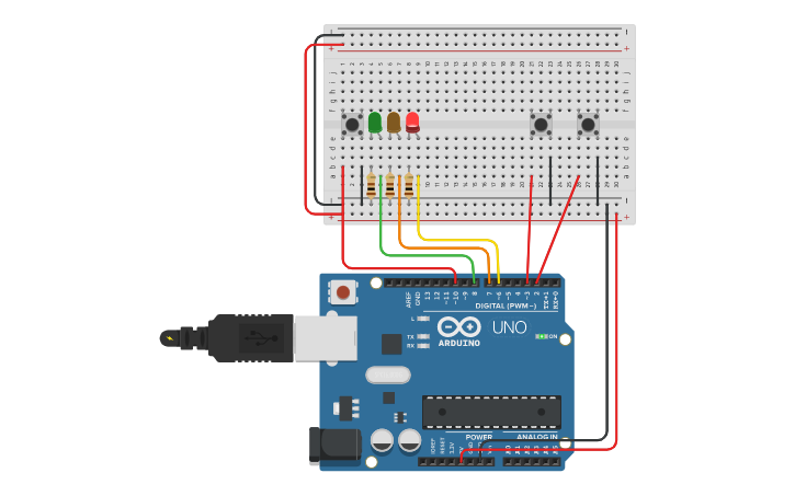 Circuit design PORTE_GARAGE - Tinkercad