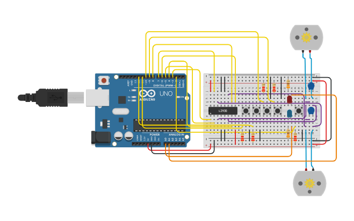 Circuit design APD Project 2 | Tinkercad