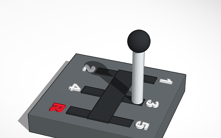 3D design shifter - Tinkercad