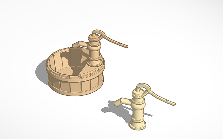 3d Design Manual Water Pump Tinkercad