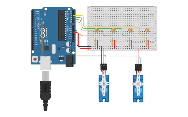 Circuit design panel 2 | Tinkercad