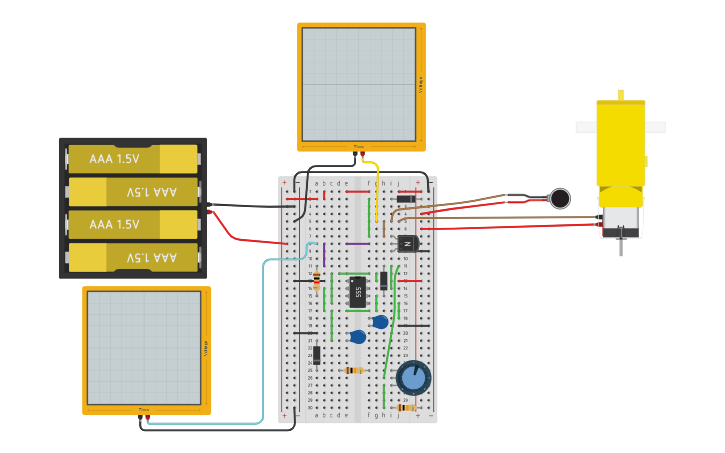 Circuit design pwm com 555 v2 | Tinkercad