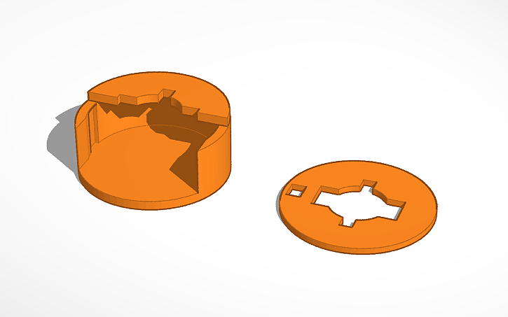 3D design potentiometer case | Tinkercad