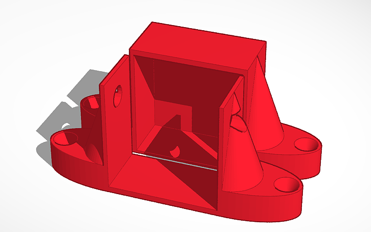 3D design Single Fishing Rod Holder - Tinkercad