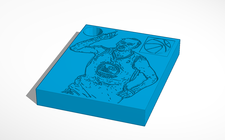 3D design Steph Curry | Tinkercad