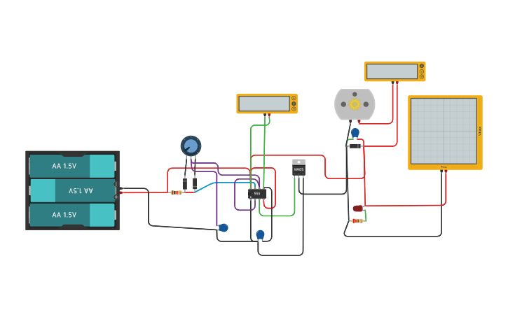 Circuit design NE555 PWM Motor control | Tinkercad