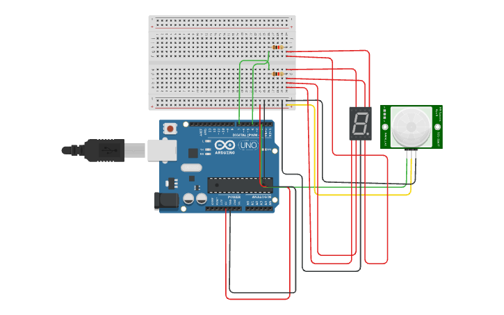 Circuit Design Ieee Motion Detector Tinkercad