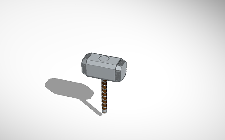 3D design Mjolnir | Tinkercad