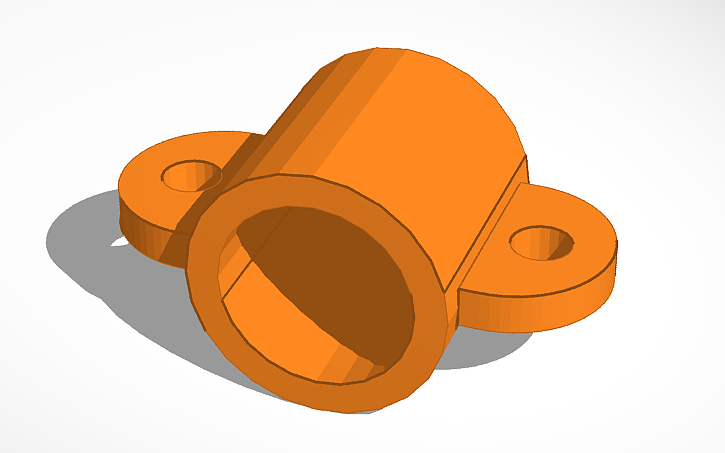 3D design Rod Support - Tinkercad