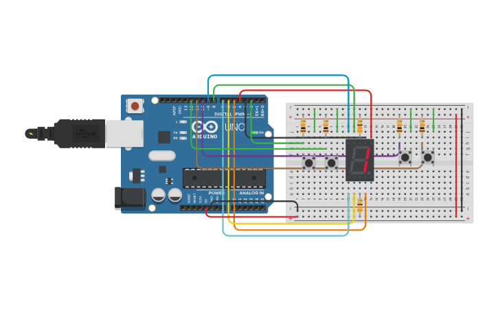 Circuit design Taller Entradas y Salidas Digitales con CX CALCULADORA ...
