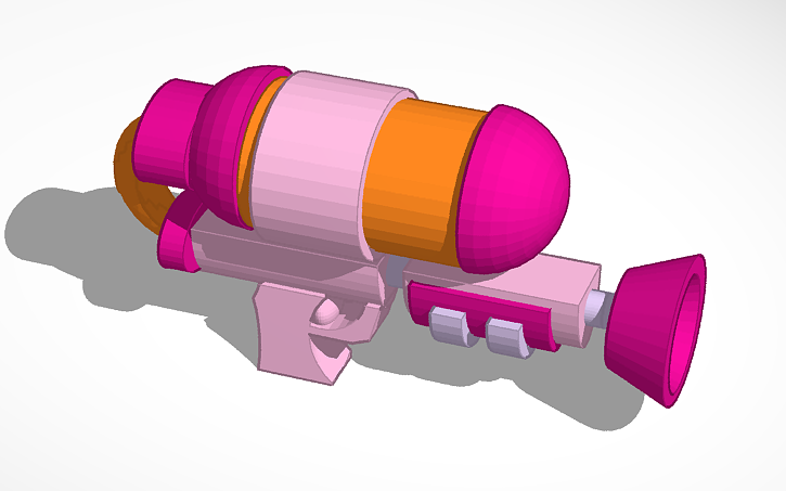 3D design Strawberry Splattershot - Tinkercad