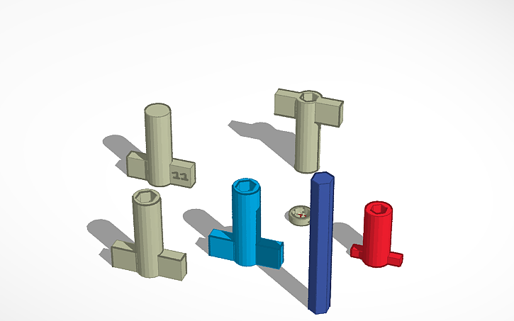 3D design LLAVE CONTROL VOLUMEN - Tinkercad