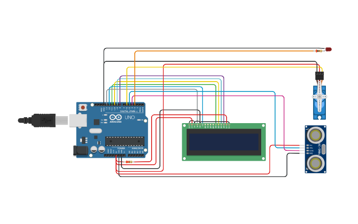 Circuit Design Uts Sistem Tertanam Tinkercad 