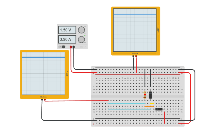 Circuit design HZ_Tinkercad_Dioda_FairuzMuhammad - Tinkercad