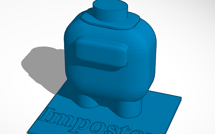 3D design among us person | Tinkercad