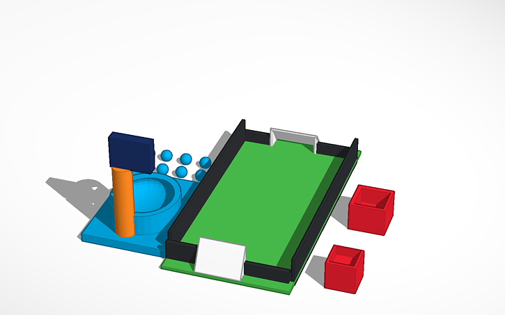 3D design Soccer Field - Tinkercad