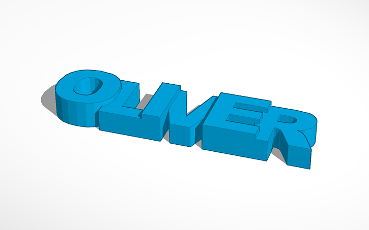 3D design Oliver - Tinkercad