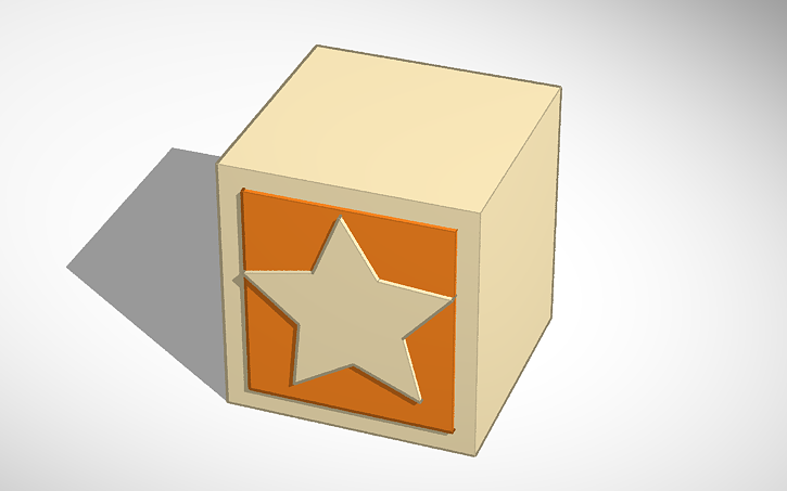 3D design Star Block (Kirby) | Tinkercad
