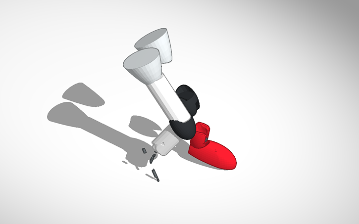 3D design Prosthetic leg design - Tinkercad