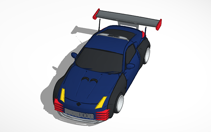 3D design Nissan 350z - Tinkercad