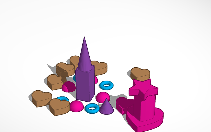 3D design super chateau | Tinkercad