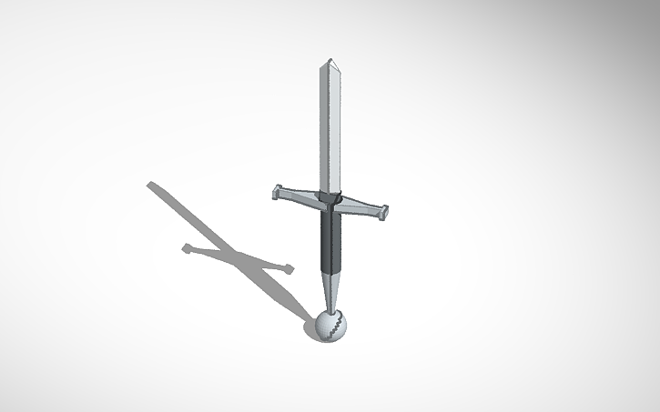 3D design Sword(from elden ring) | Tinkercad