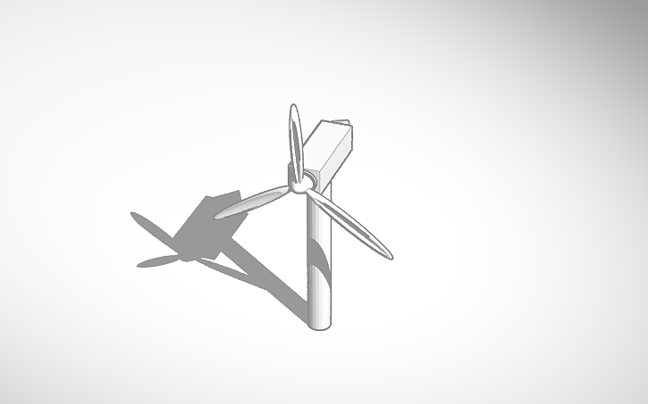 3D design Wind mill - Tinkercad