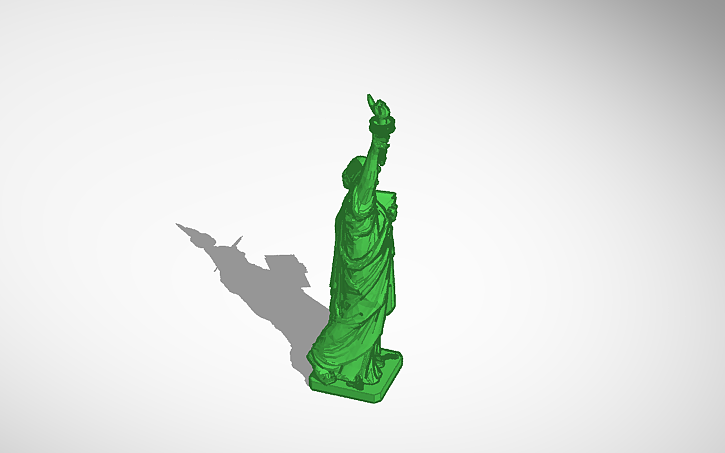 3D design Statue of liberty - Tinkercad