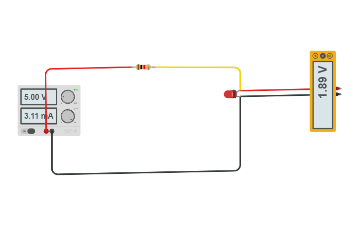 Circuit Design Series Resistor Led Tinkercad