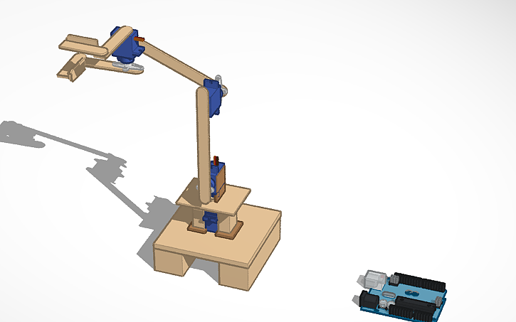 3D design Robotic arm | Tinkercad