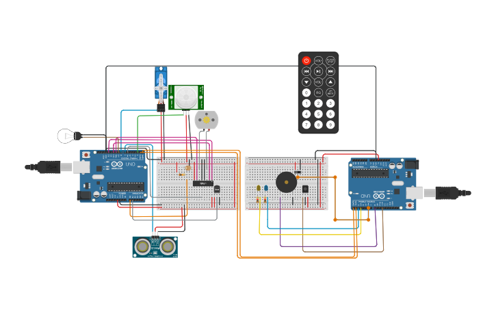 Circuit Design Smart Home Automation Tinkercad