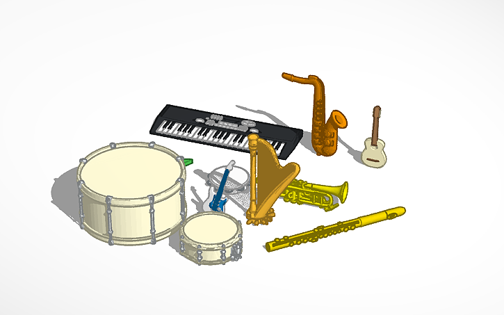 3D design Instrumentos - Tinkercad