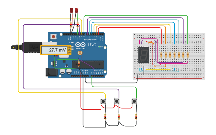 Circuit design test_analog | Tinkercad
