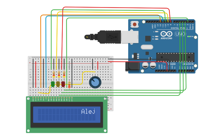 Circuit design Wadson LCD 2 26/05/2022 | Tinkercad