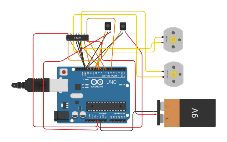 Circuit design Frantic Tumelo - Tinkercad
