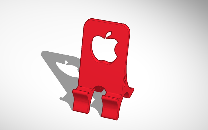 3D design iphone holder - Tinkercad