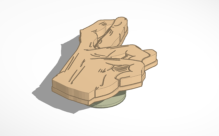 3D design Gojo Infinity Sign Jibbit, Charm - Tinkercad