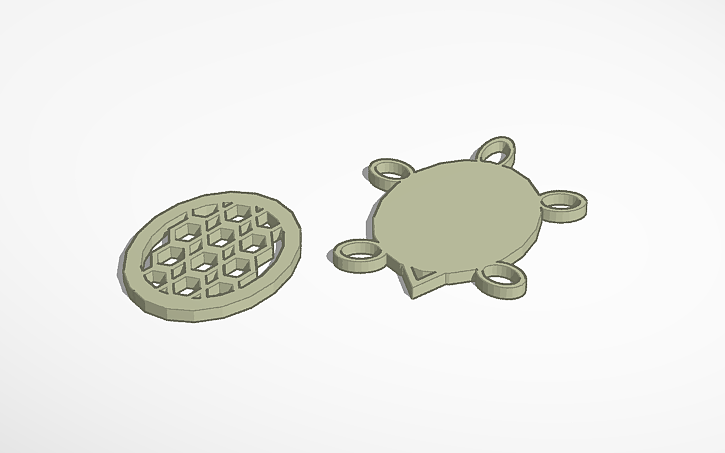 3D design Turrific Turtle Key Tag - Tinkercad