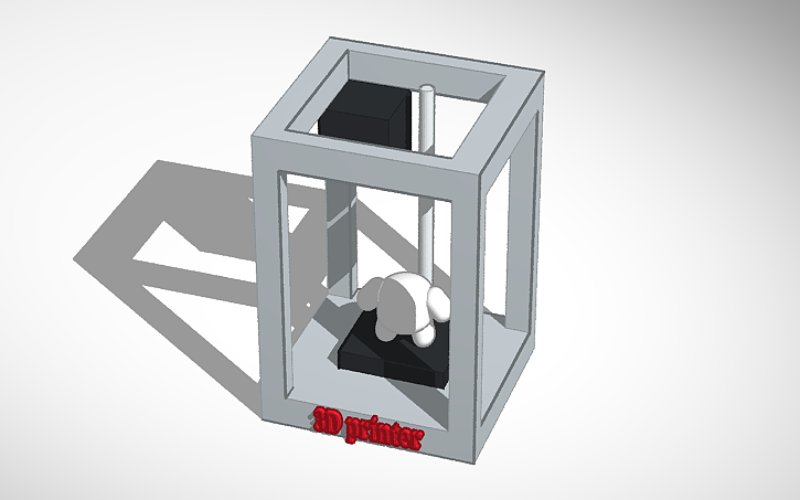 3D design 3D printer - Tinkercad