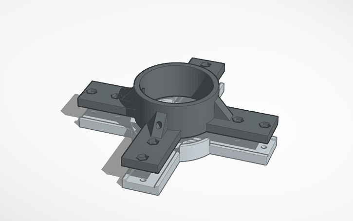 3D design MILSAT UHF Antenna Driven El - Tinkercad