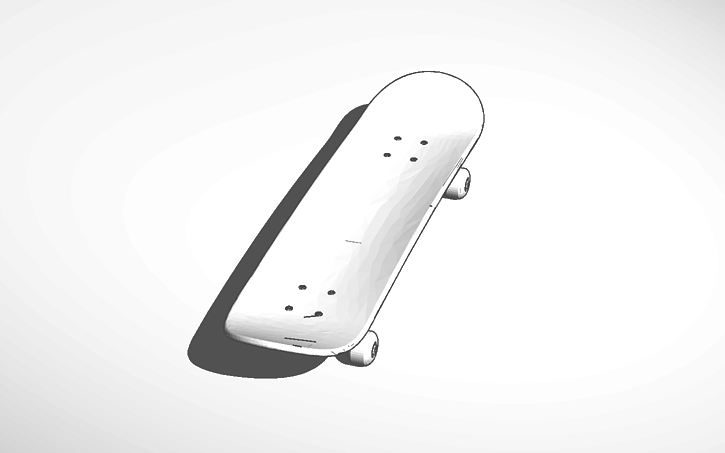 3D design Copy of tech deck - Tinkercad