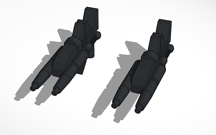 3D design Transformers grimlock guns - Tinkercad