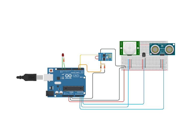 Circuit design Copy of Wifi Module ESP8266 - Tinkercad