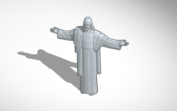 3D design Christ the Redeemer Statue - Tinkercad
