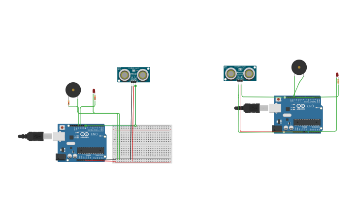 Circuit design anti theft system - Tinkercad