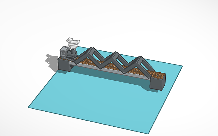 3D design warren bridge | Tinkercad