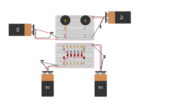 Circuit Design Bot Face Tinkercad