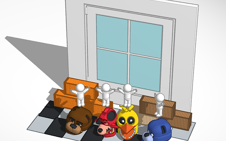 Tinkercad Fnaf Animatronic: Fnaf 3D Model – DSENY
