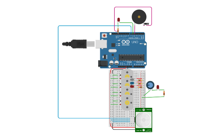 Circuit design scientific report writing - Tinkercad