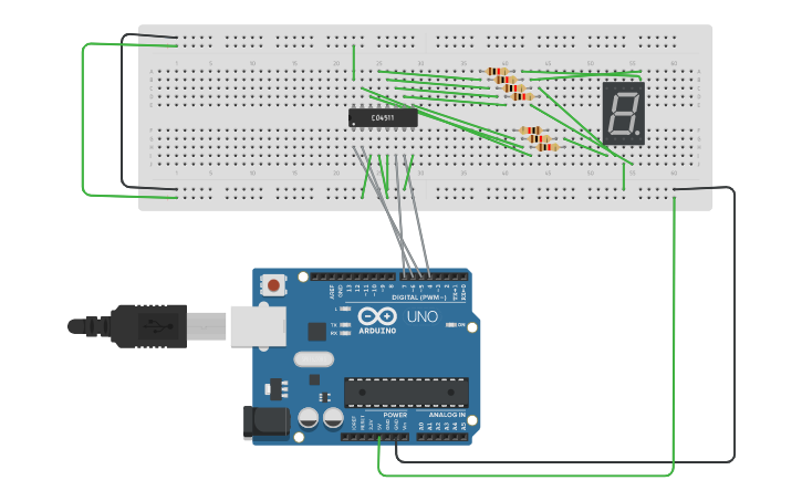 Circuit design tp 28 arduino ejercicio 1 | Tinkercad